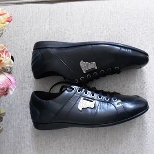 Versace Collection | Shoes | Versace Collection Leater Sneakers | Poshmark